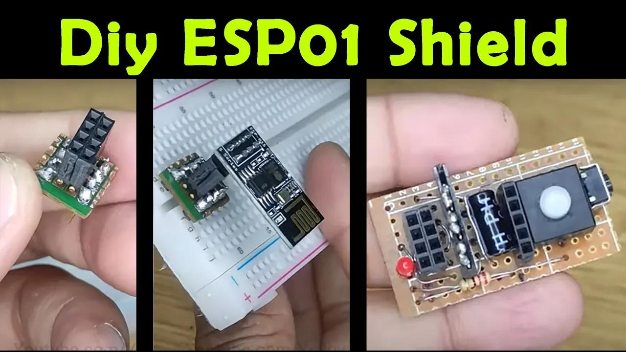 Diy ESP8266 ESP01 Shield For Breadboard And Programming By USB to UART ...