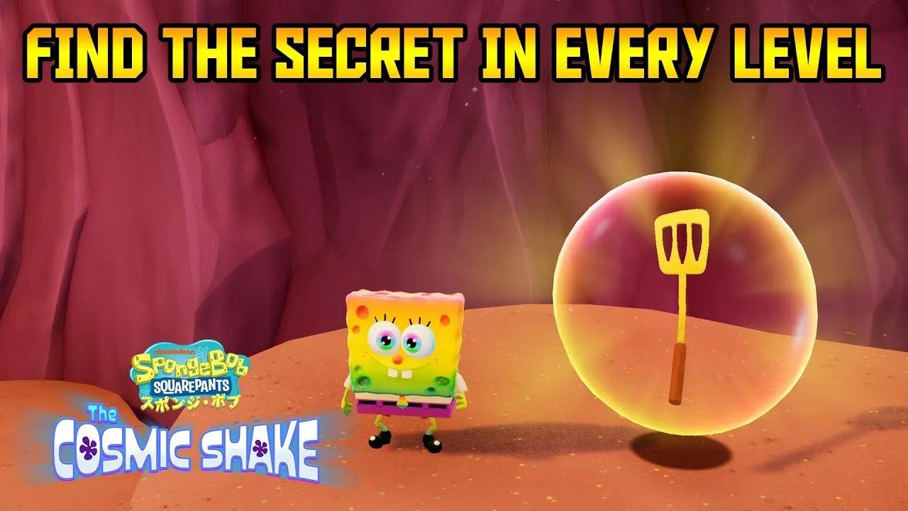Spongebob Squarepants: The Cosmic Shake - All 8 Secrets Locations in ...