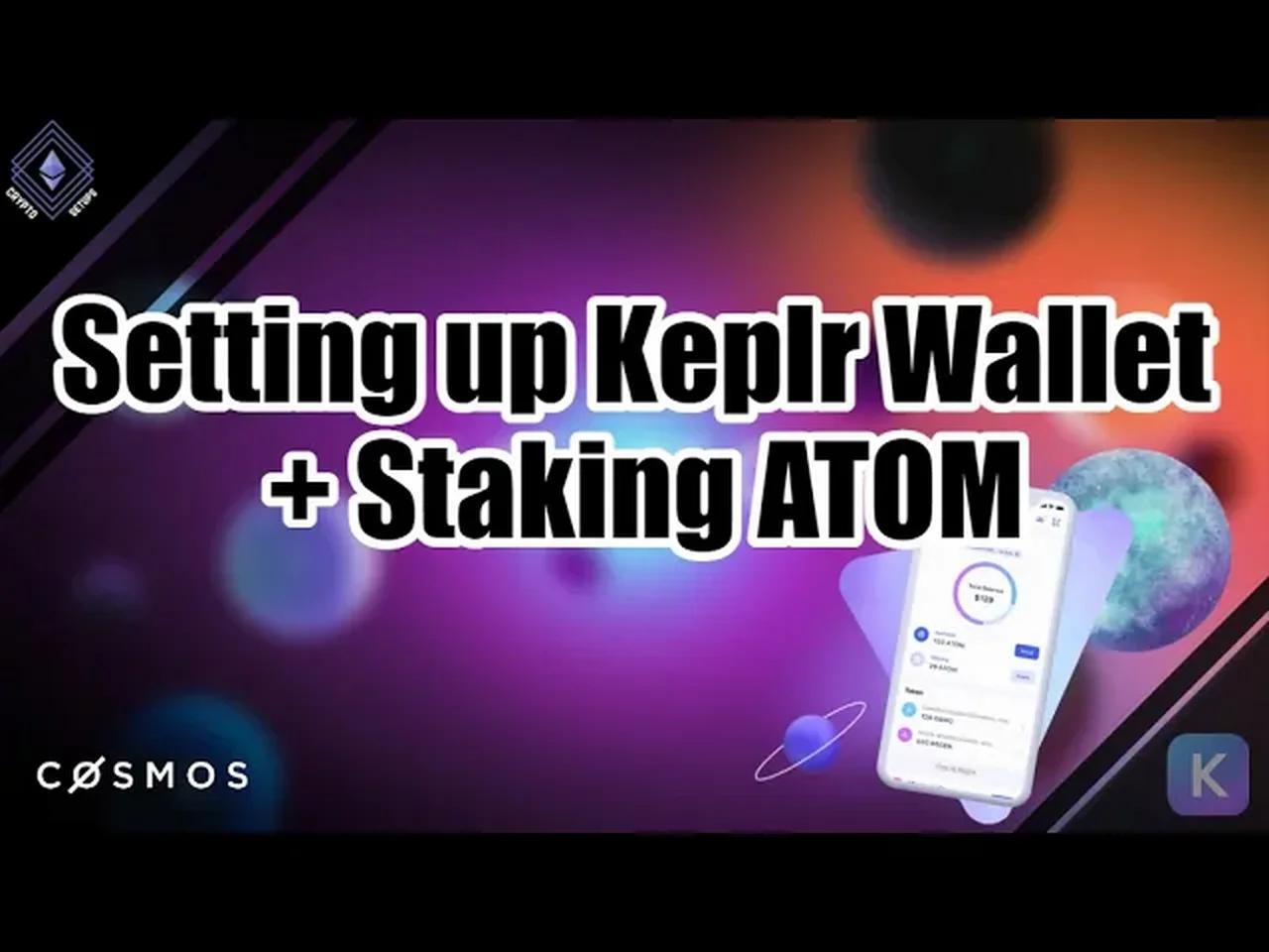 Earn Yield when Staking Atom -Getting started with COSMOS & Keplr - Tutorial