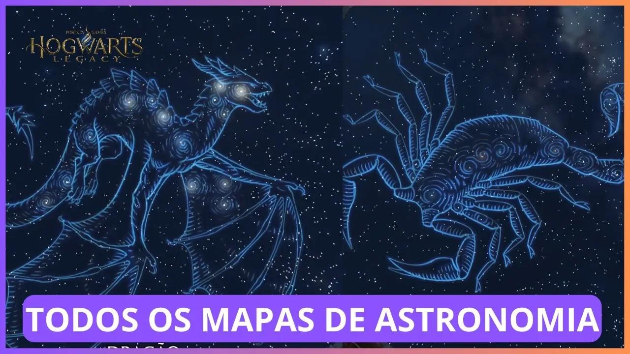 TODOS OS MAPAS DE ASTRONOMIA | HOGWARTS LEGACY
