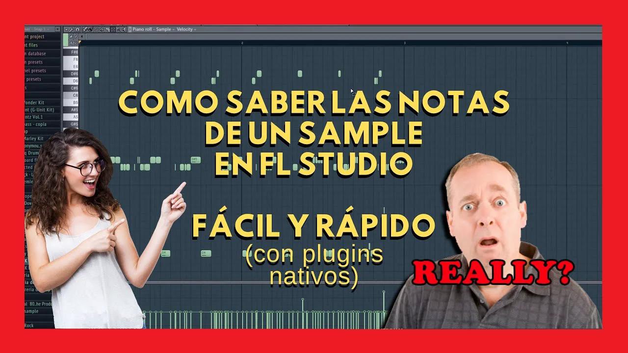 Como SABER las NOTAS y ESCALA de un SAMPLE en FL STUDIO