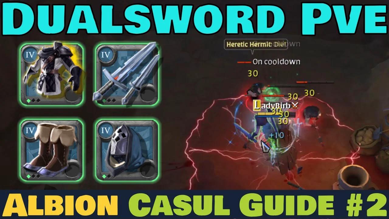 Dual Sword Dungeon Clearing Build - Albion Casul Guide #2 | Albion Online