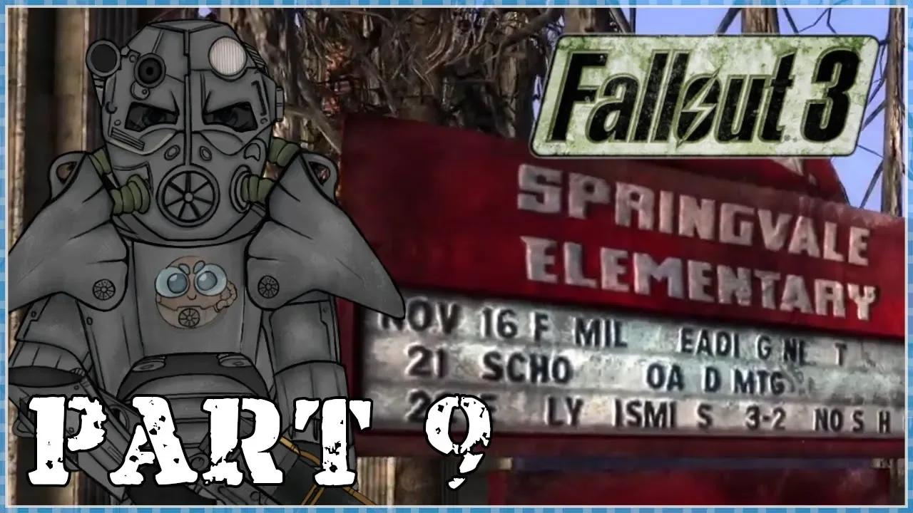 FALLOUT 3 MODDED Playthrough Part 9 - SCHOOL RAIDER HIDEOUT!