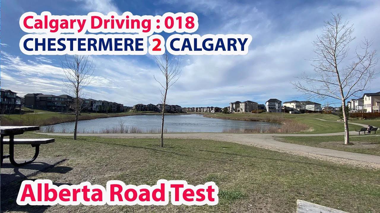 Calgary Alberta Driving License Road Test Chestermere To Calgary