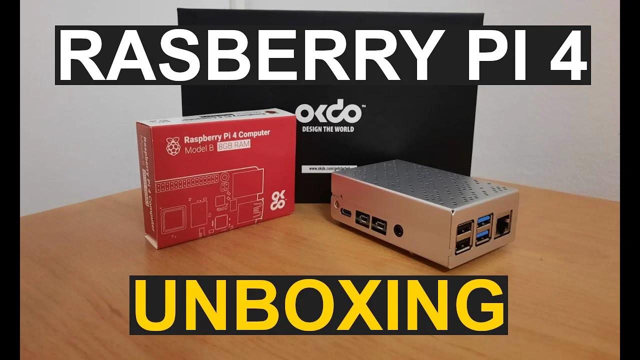 Unboxing of Raspberry Pi 4B. The 8GB model