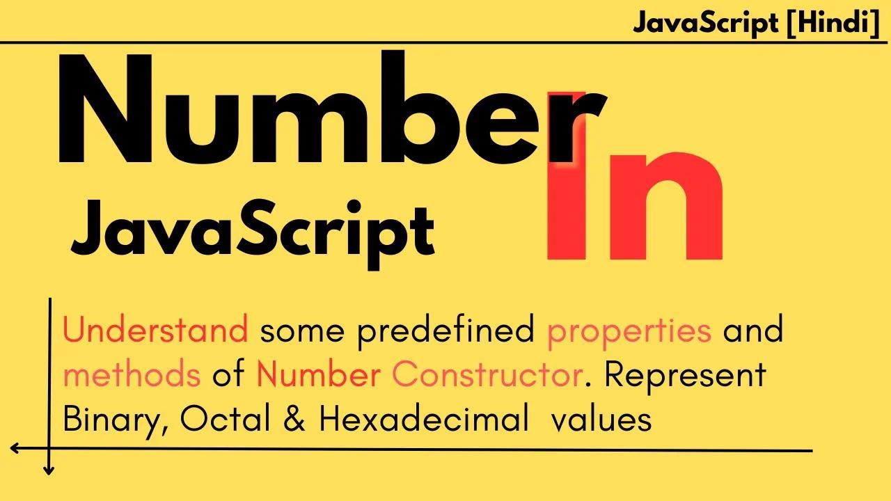 Number In JavaScript In Hindi | Number In JS In Hindi | JS Number In Hindi - learnhindituts #js