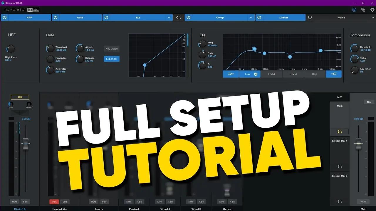 Master your stream audio - PreSonus Universal Control Beginner's Guide ...