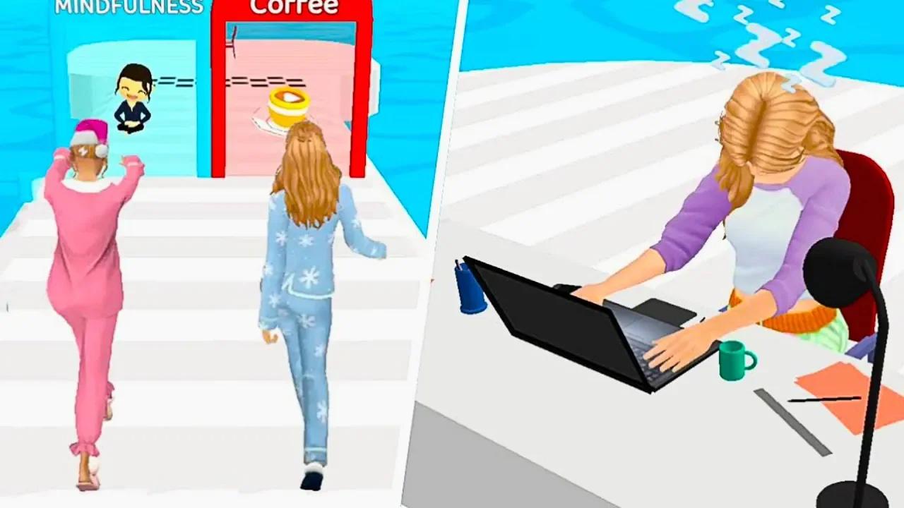 Sleep Run 3d Android Gameplay Walkthrough