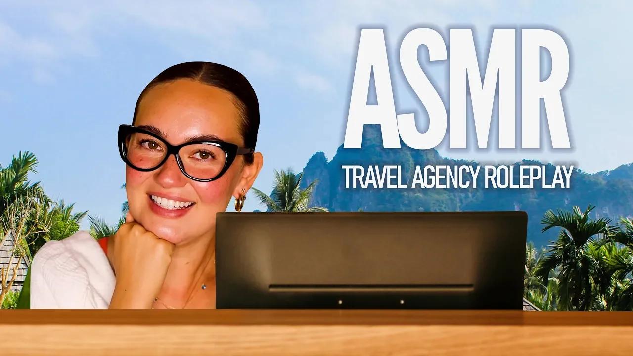 ASMR Your Dream Vacation Roleplay🏝️ Relaxing Travel Agent Chat with ...