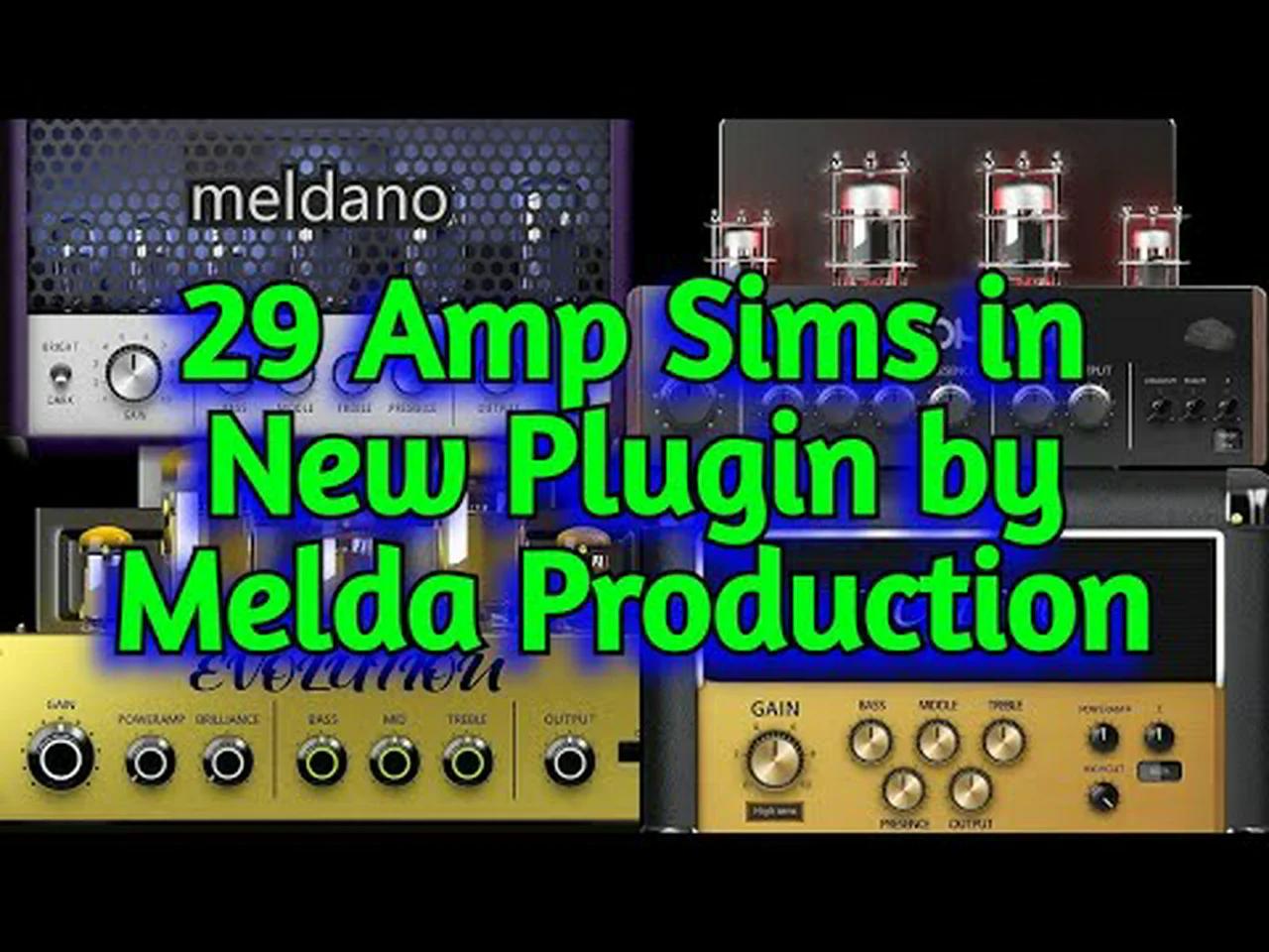 NEW Amp Simulator by Melda Production - MTurboAmp Guitar VST PLUGIN ...