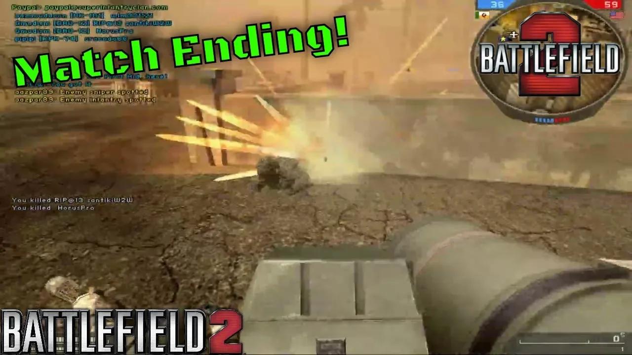 Battlefield 2: Ending Of A Match! - Online Multiplayer 2020