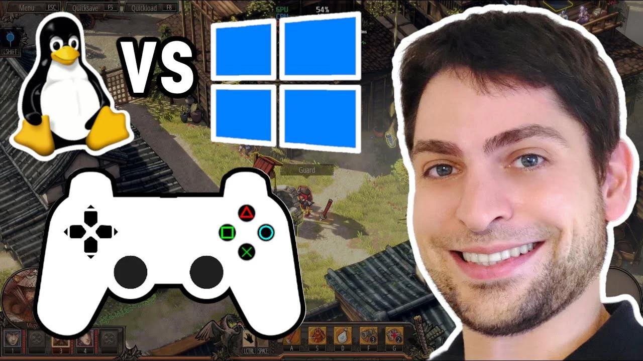 Shadow Tactics - Linux vs Windows Gameplay Performance Comparison
