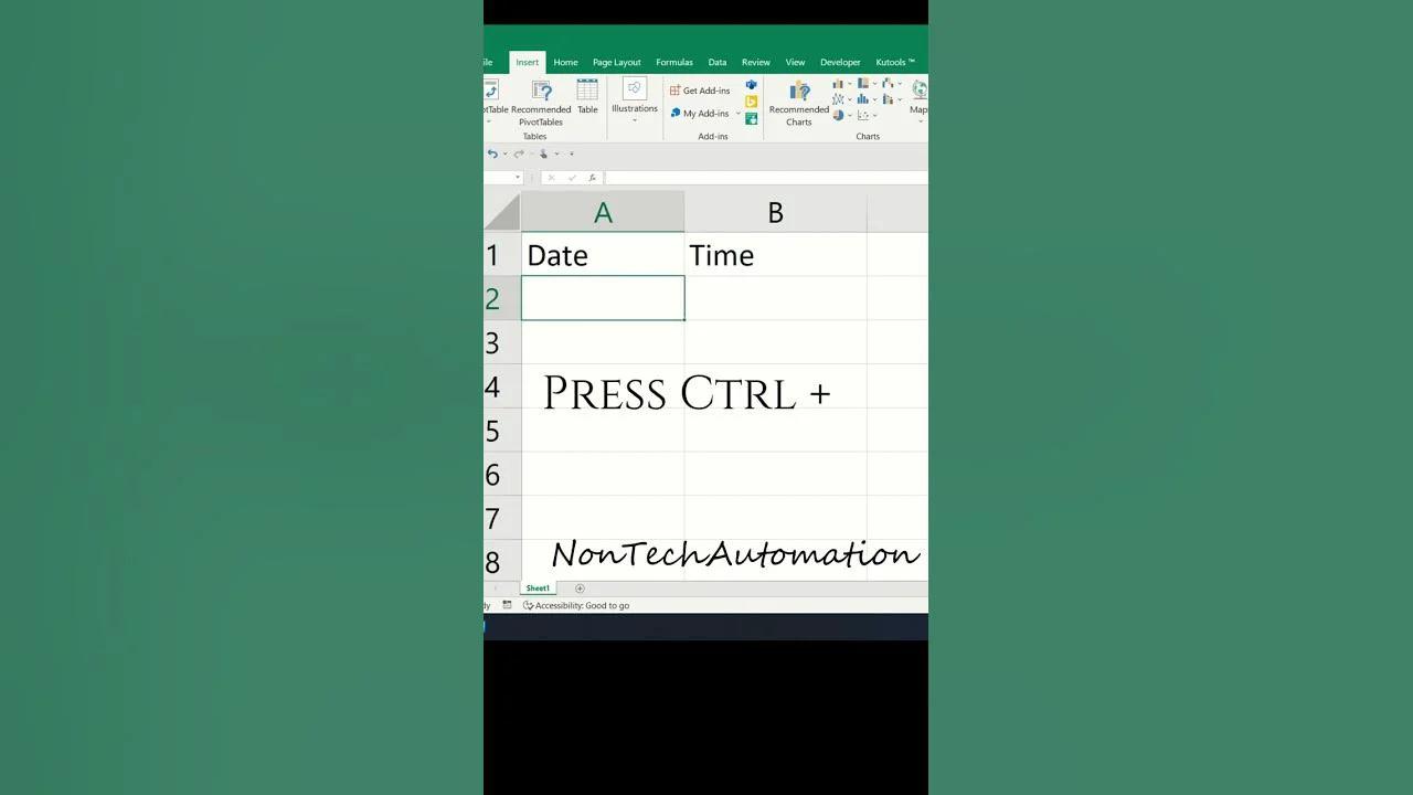 How to Add Current Time and Date In Excel? | Hindi | Excel Shortcuts | Daily Excel Videos | Advance
