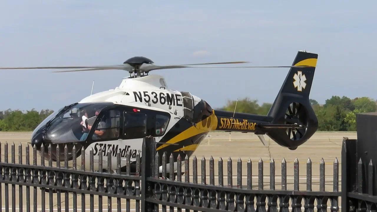 N536ME - STAT MedEvac 4 Landing