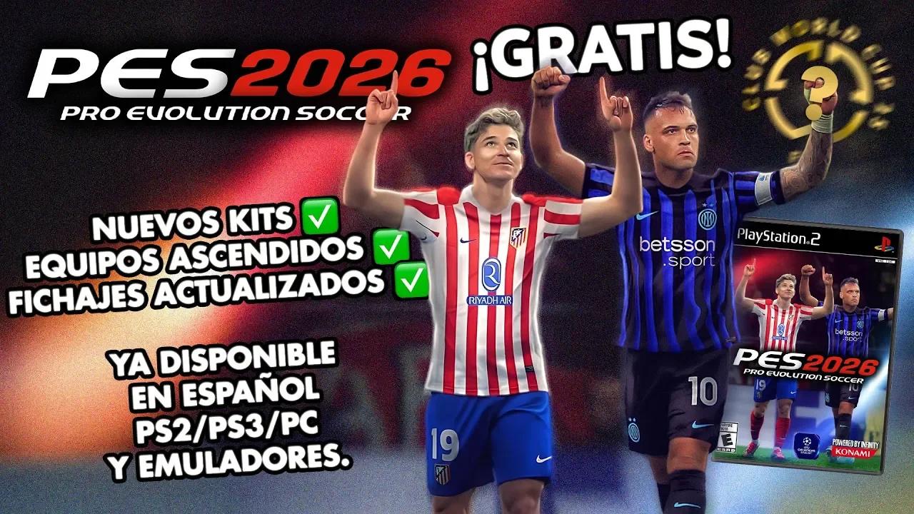 PES 2026 PS2 BETA 3 by JR PLAY ¡DESCARGA GRATIS!