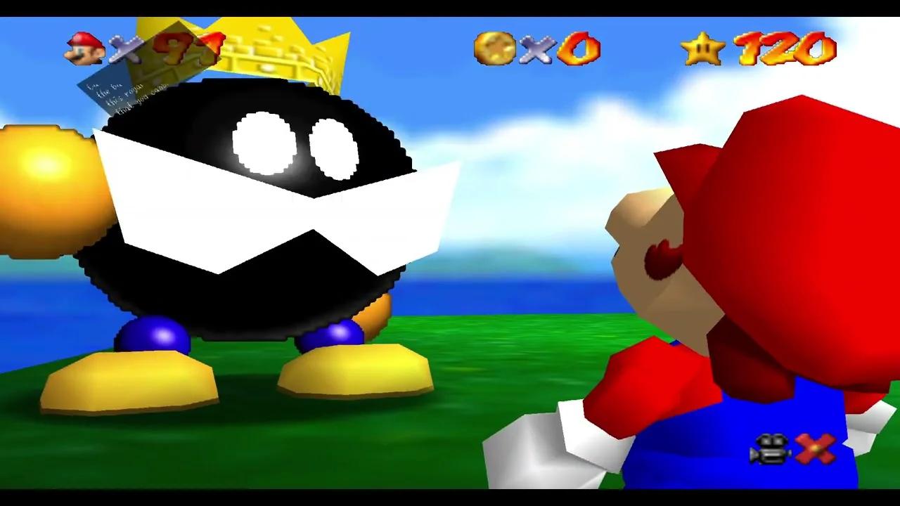 Super Mario 64 (1080p) [Remaining RA] - Chuckya? Chuckno! [NC]