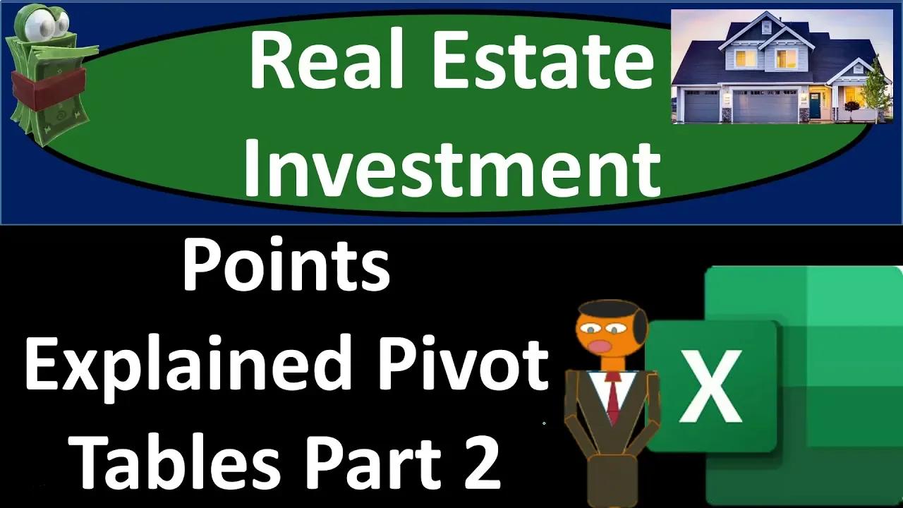 Points Explained Pivot Tables Part 2 4190