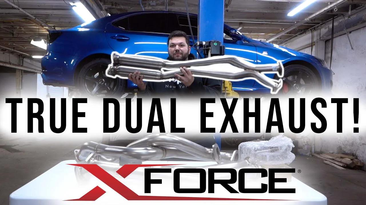 Supercharged Lexus IS 350 Gets XFORCE Varex Exhaust!