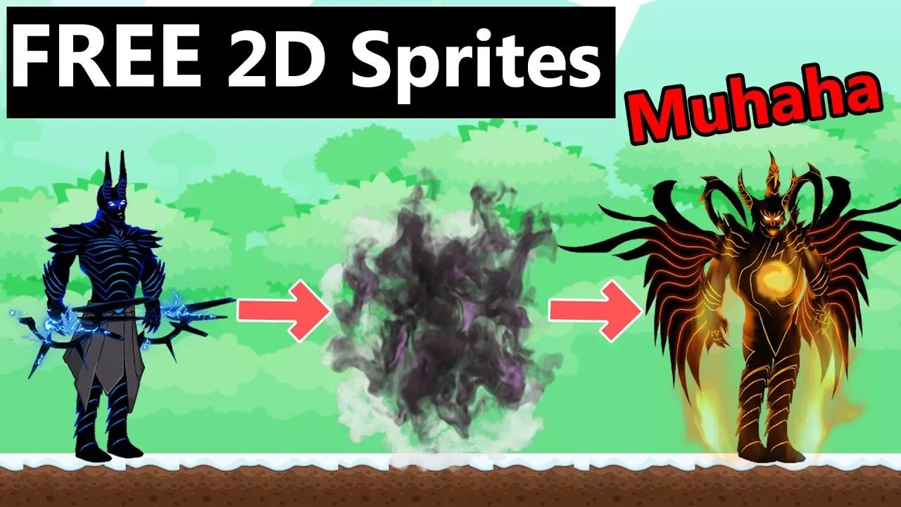 FREE 2D Sprites and Animation Demon King / Blade Wielder / Demon Of ...