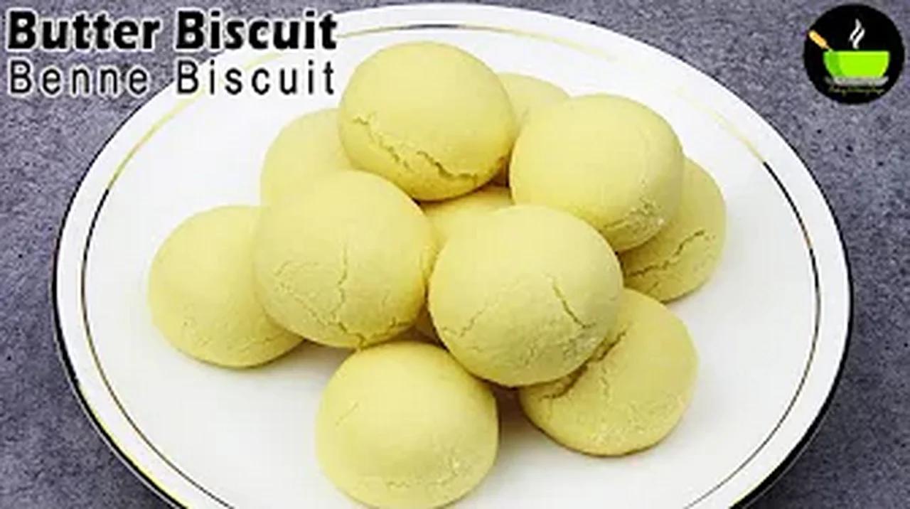 Benne Biscuit Recipe | How to make butter cookies | Butter Biscuits ...