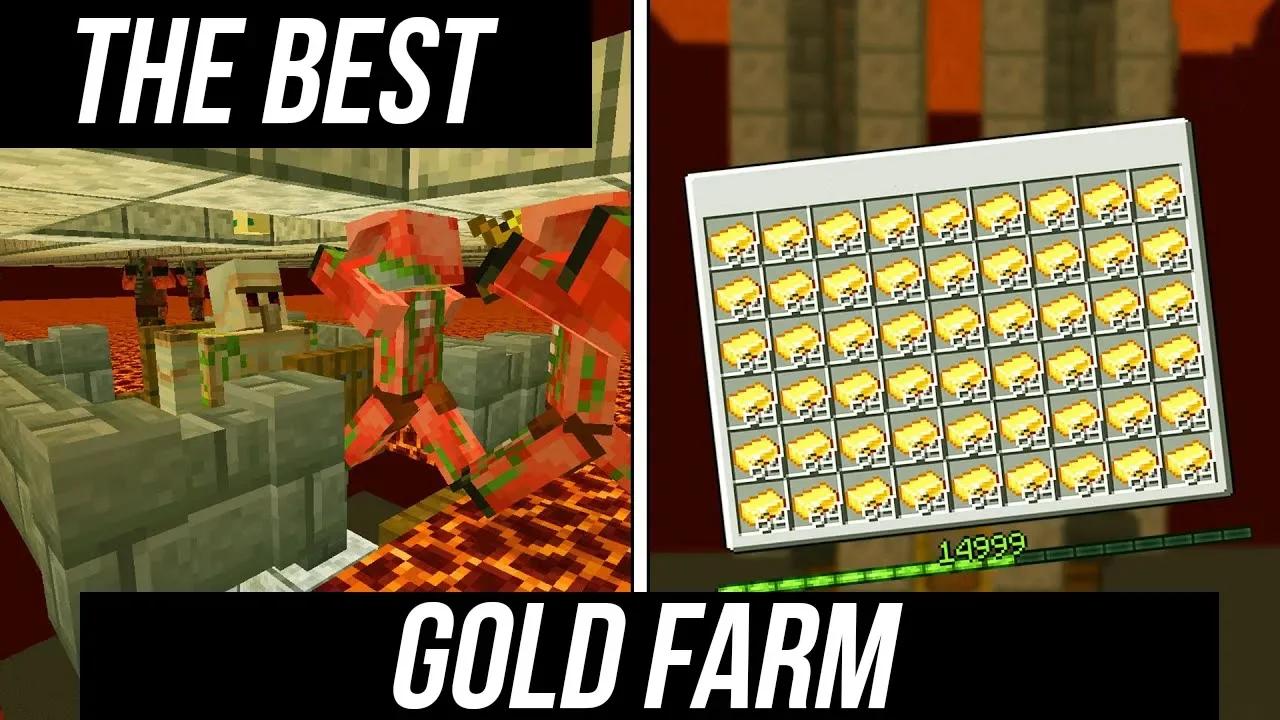 Building the best gold farm in minecraft java!