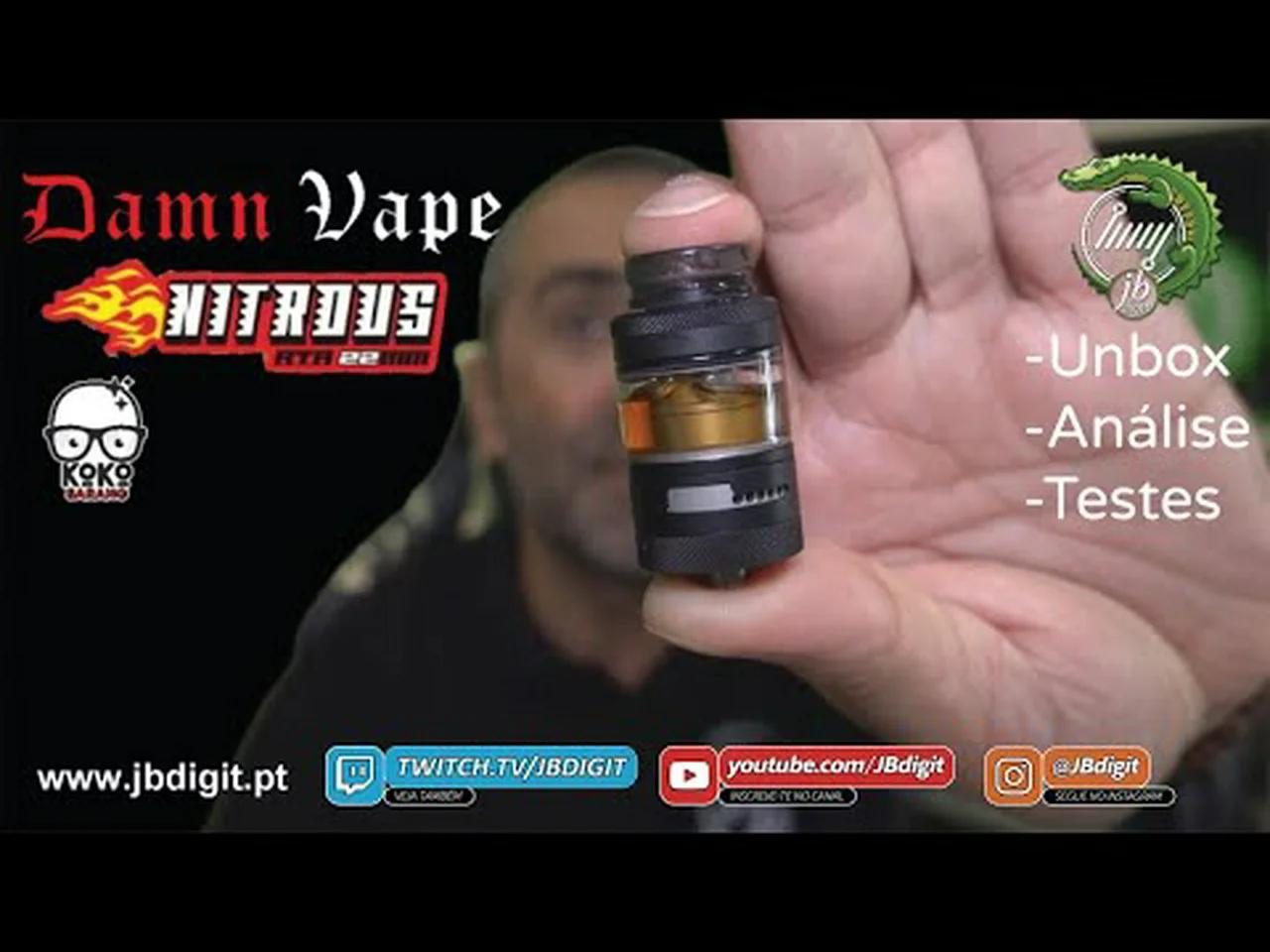 [PT] [SHORT] Damn Vape NITROUS RTA 22mm - by Koko Sarang - para ficar ...