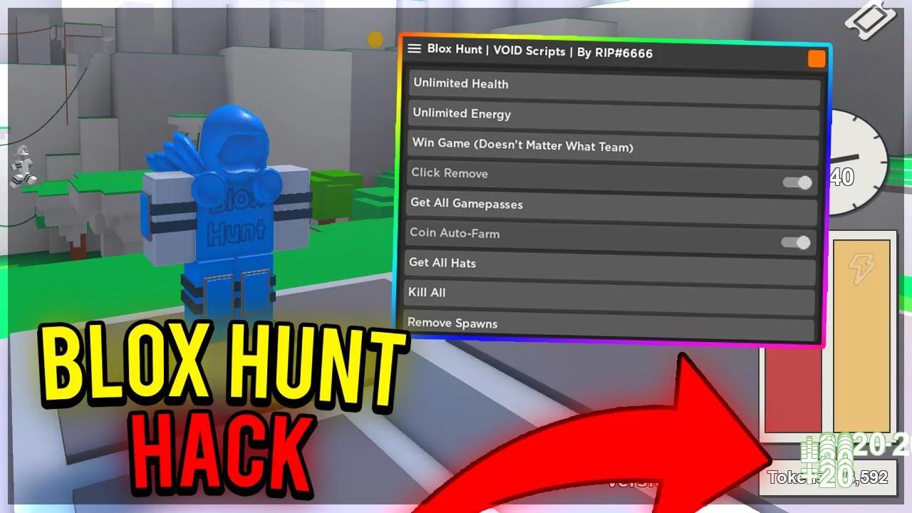 ROBLOX BLOX HUNT HACK | UNLIMITED TOKENS, KILL ALL, FE & MUCH MORE ...