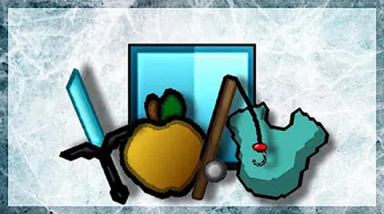 Minecraft PE PvP Texture Pack | Ice 128x [1.16.201]
