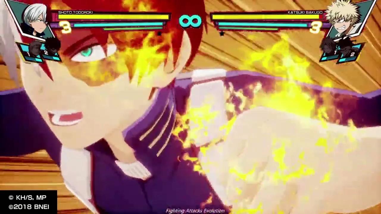 My Hero One's Justice: Shoto Todoroki super moves attacks