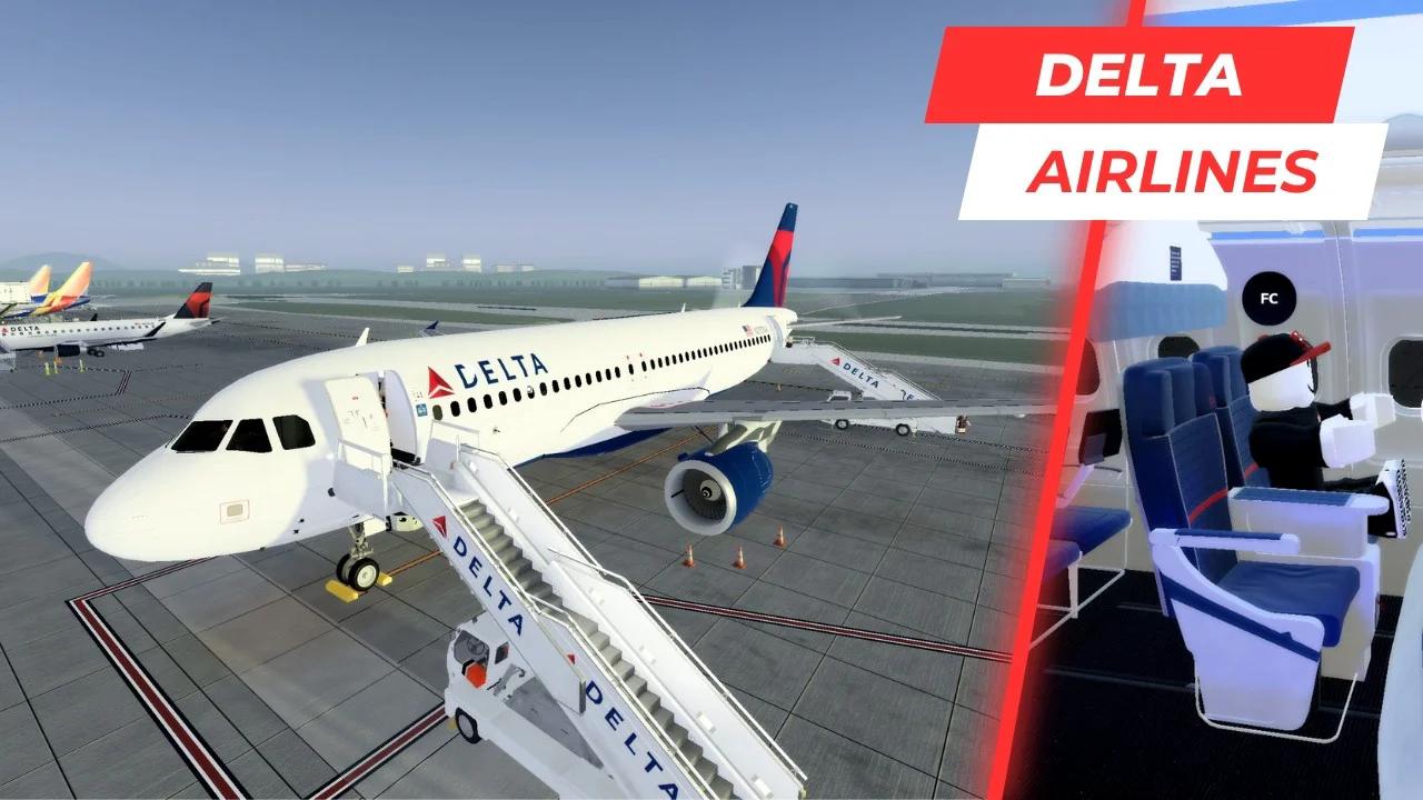 ROBLOX Airline Flight Review | Delta Air Lines | A320 | First Class