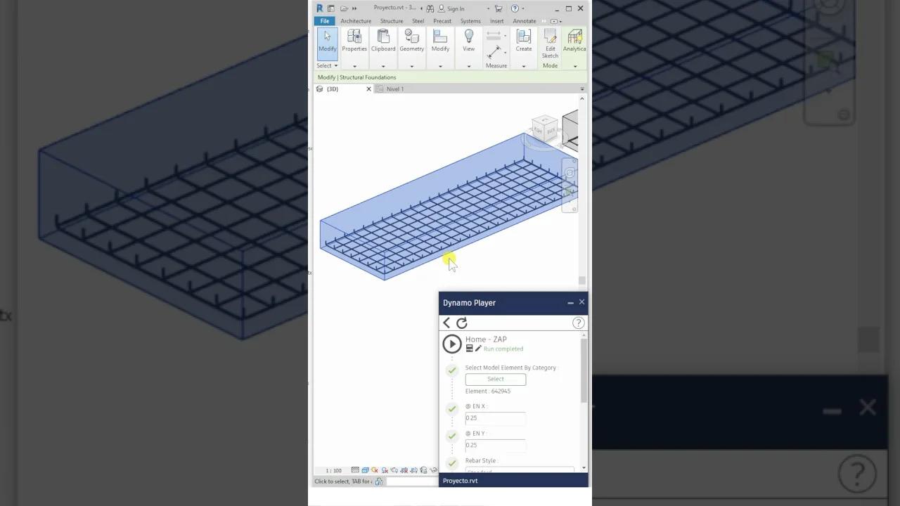 Próximamente modelado de acero de refuerzo con Dynamo 🧑🏻‍💻 #revit #dynamo