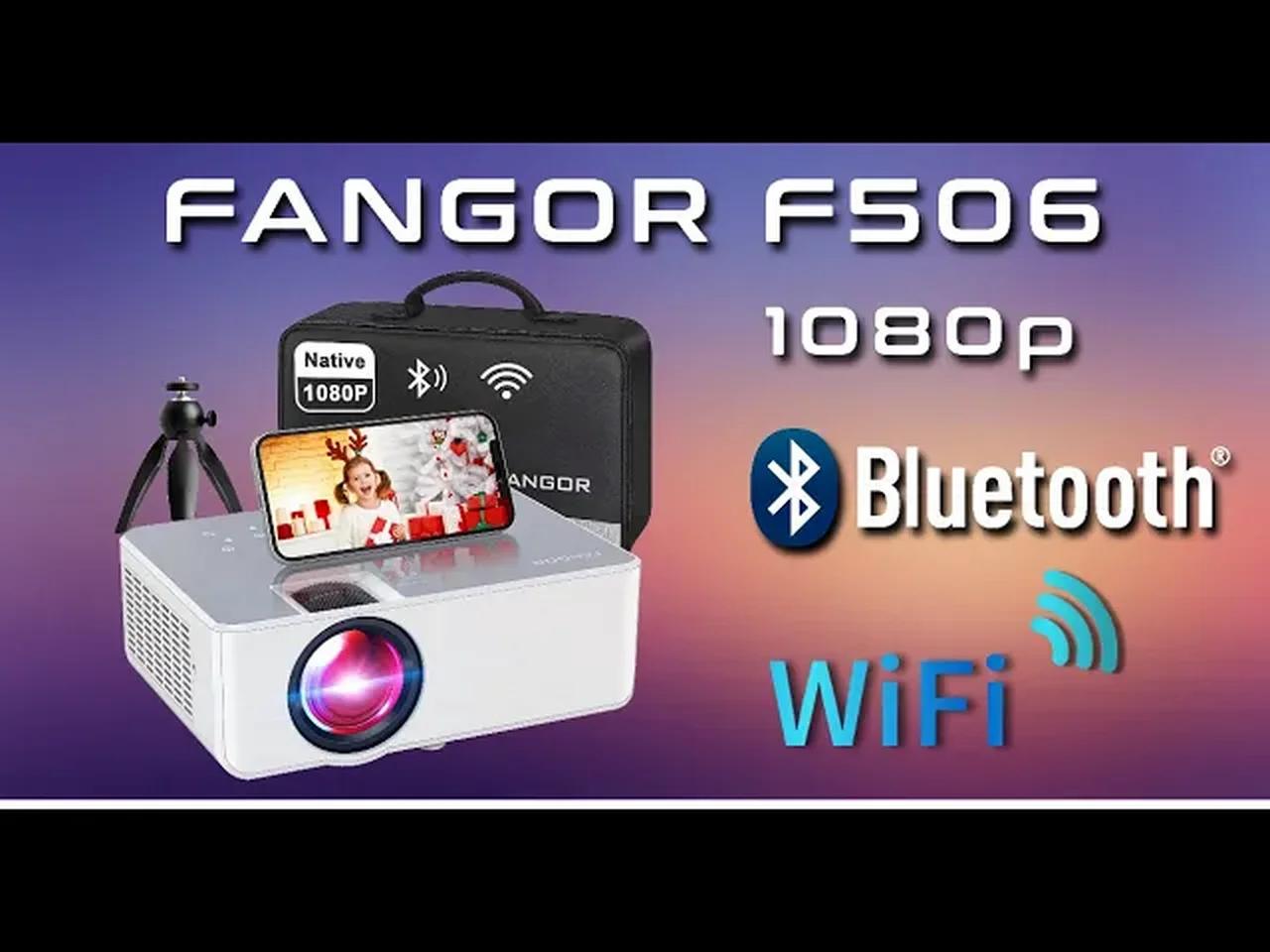 Fangor F506 1080p Wi-Fi Bluetooth Projector Review