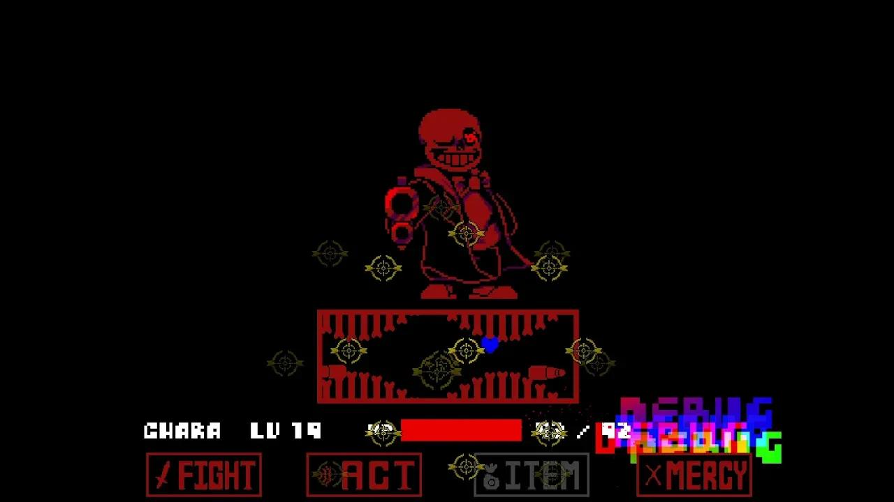Oversave Tale Sudden Changes Sans fight by FDY (DEBUG MODE)