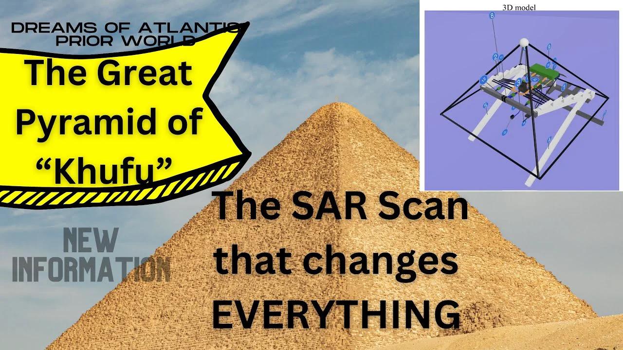 The new satellite SAR scan of the Great Pyramid shows more internal ...