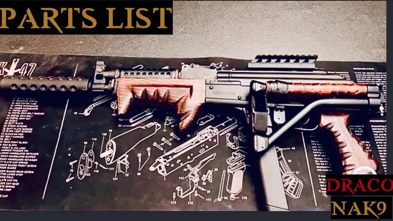 PARTS LIST DRACO NAK9