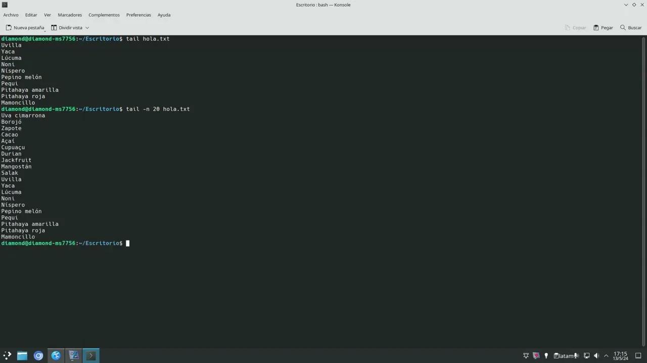 Uso del comando Tail y Head en Linux (Tutorial Español) #linux # ...