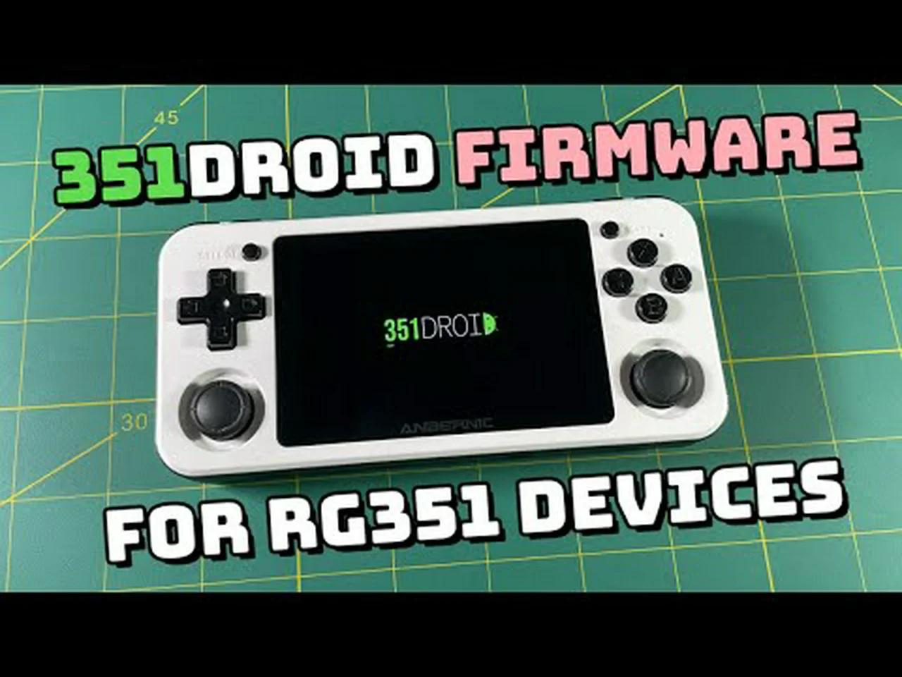 Introducing 351Droid for RG351P, RG351M, and RG351V! // Android 11