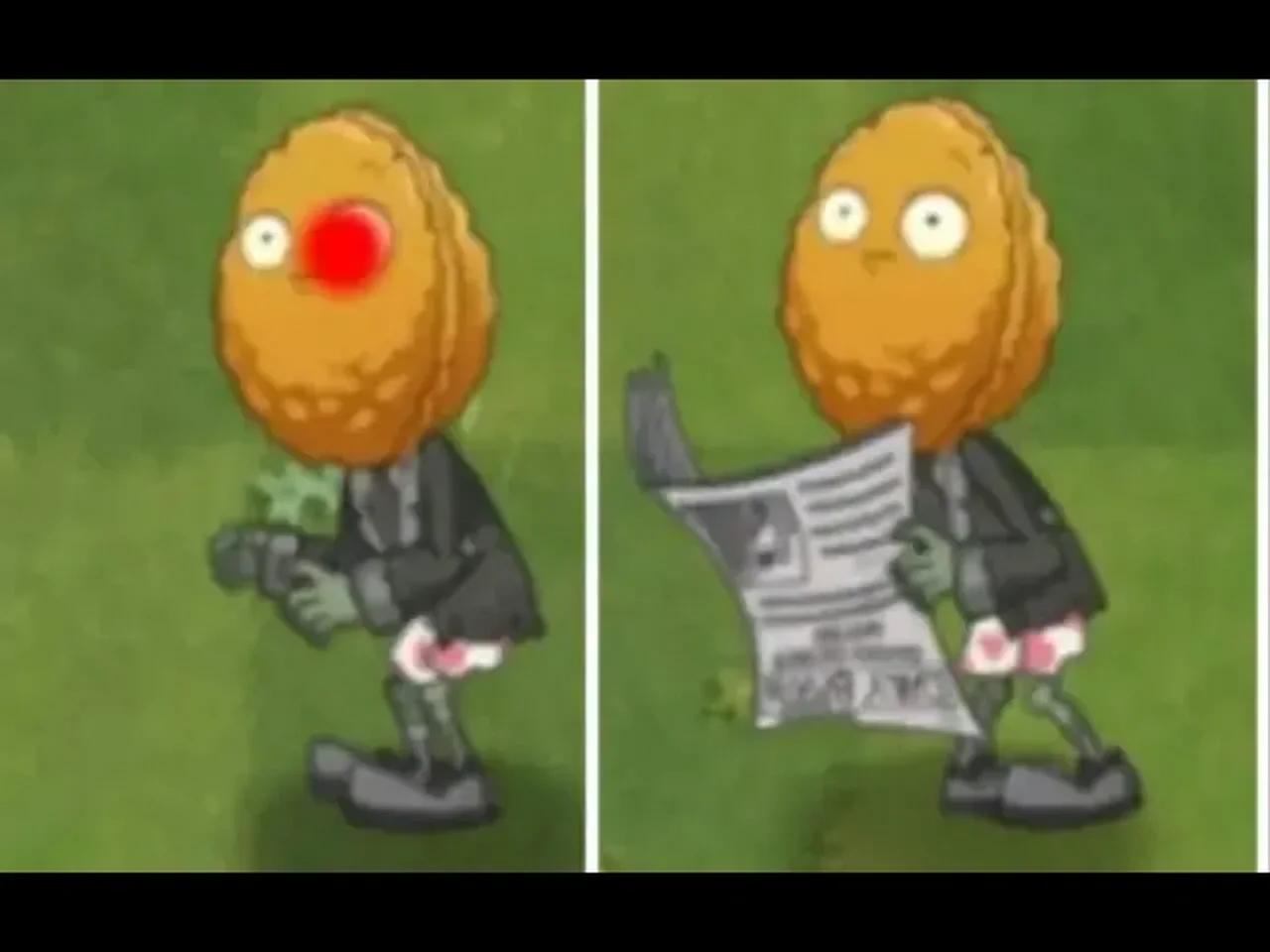 Plants vs Zombies 2 - Wall-nut Newspaper Zombie vs All Zombies | Mronger