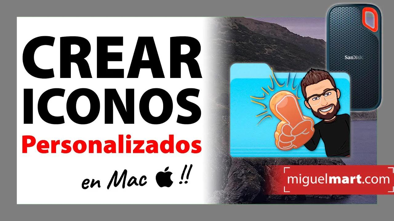 COMO CREAR ICONOS PARA MAC - Hacer iconos PERSONALIZADOS en Mac