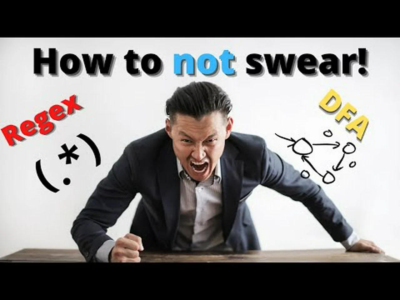 How to Not Swear with Regular Languages - Easy Theory