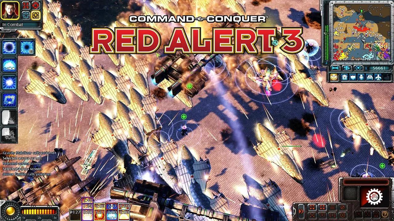 Command & Conquer Red Alert 3 Psysonic Omega MOD Allies Air Force Win ...