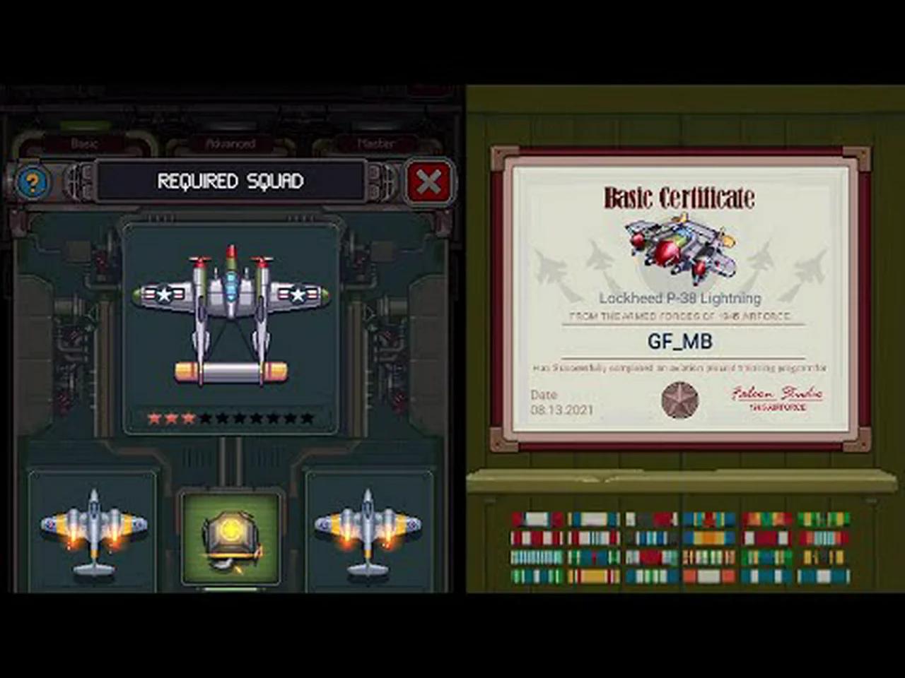 Certificate Level Lockheed P-38 Lightning - 1945 Airforce Gameplay