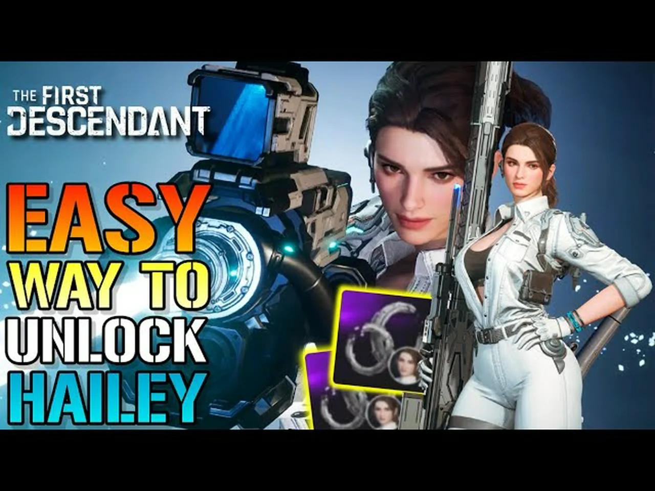 The First Descendant: How To Unlock "HAILEY" The EASY Way! Super EASY ...