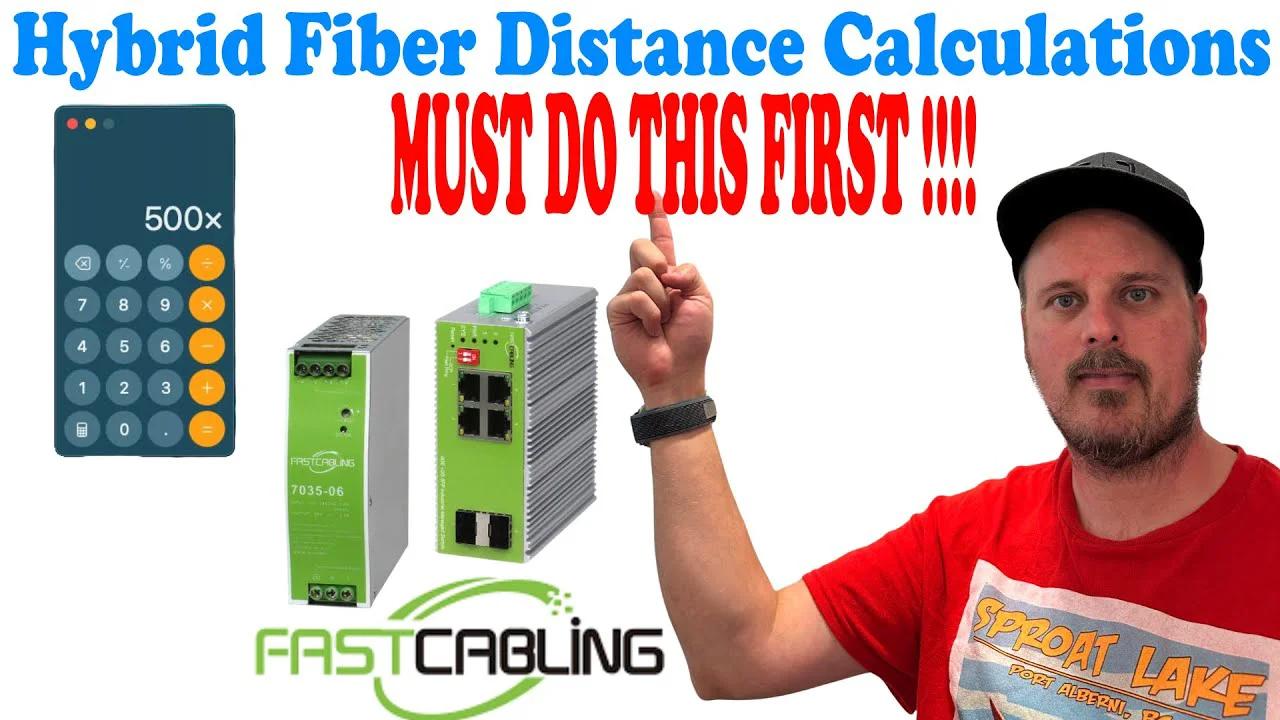 Hybrid Fiber Voltage Drop MUST Calculate FIRST ! @Fastcabling