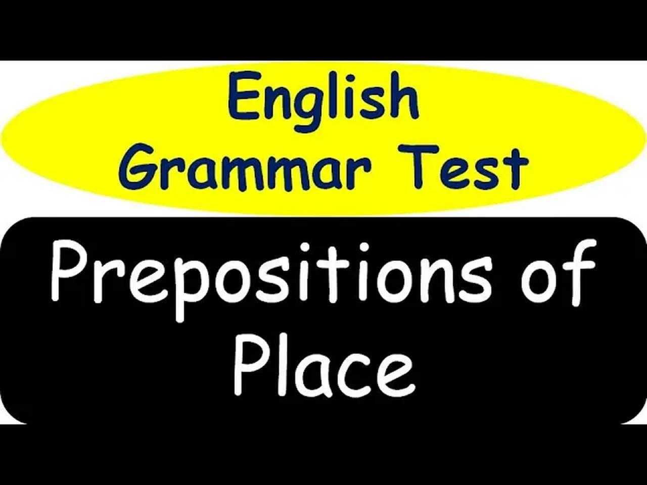 English Grammar Test Practice Questions I English Quiz I Preposition ...