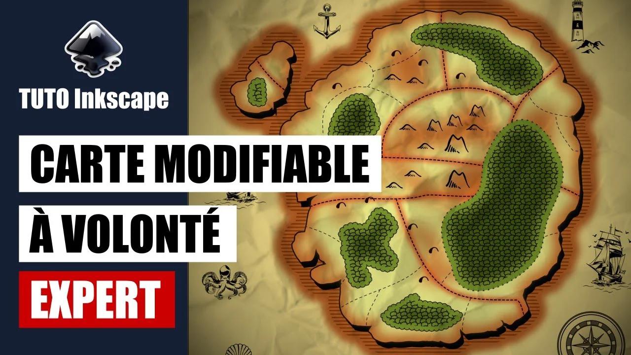 Tuto inkscape : carte modifiable à volonté (expert - question/réponse)