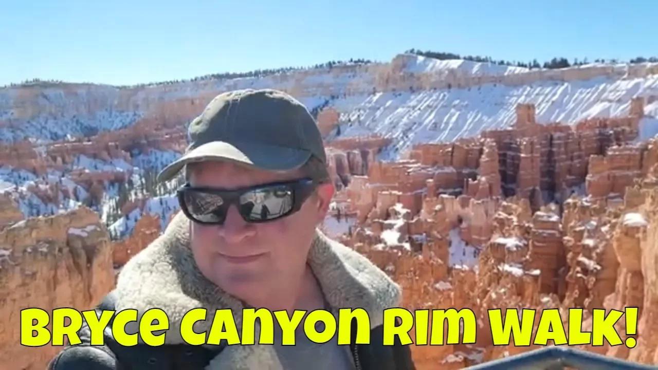 Canyon Rim Walk in Bryce Canyon National Park in Utah