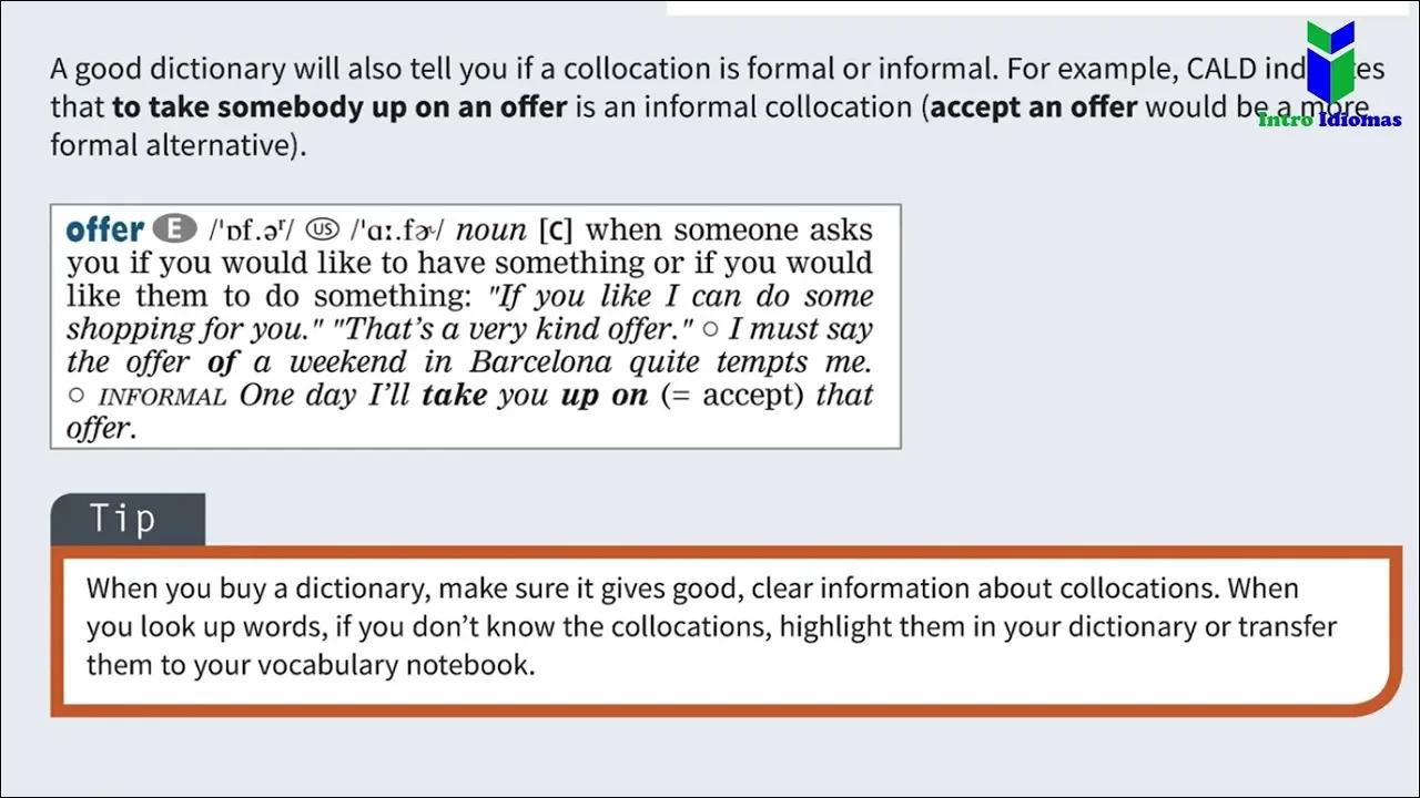 003 - ENGLISH COLLOCATIONS IN USE - Intermediate - CAMBRIDGE - Unit 3 ...