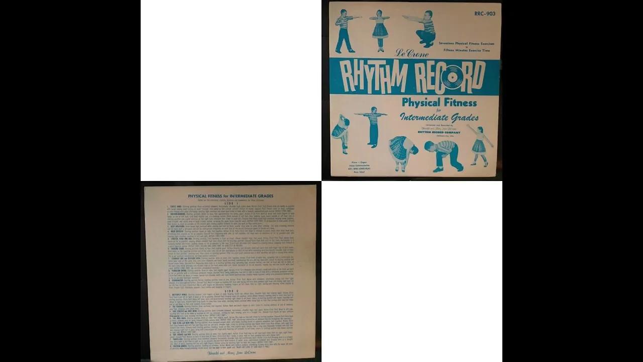 1950’s Rhythm Record Physical Fitness for intermediate grades