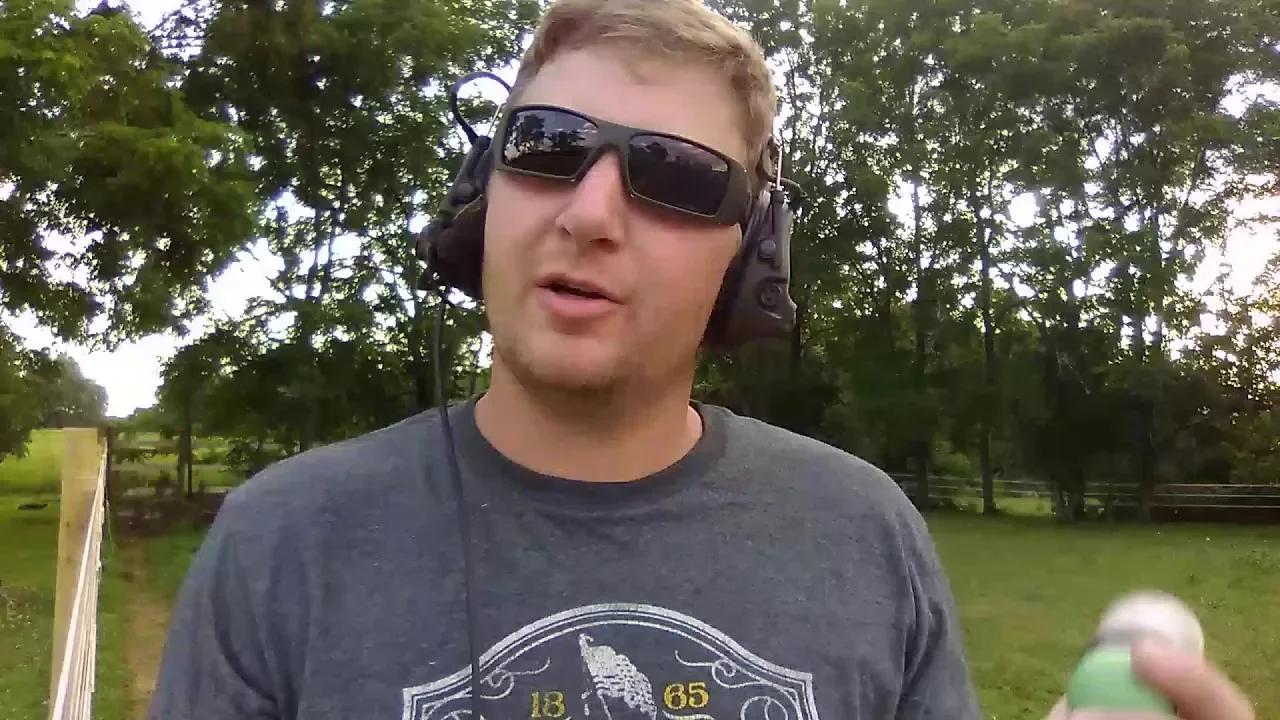 40mm grenade launcher sponge rounds vs plywood. Testing round 2